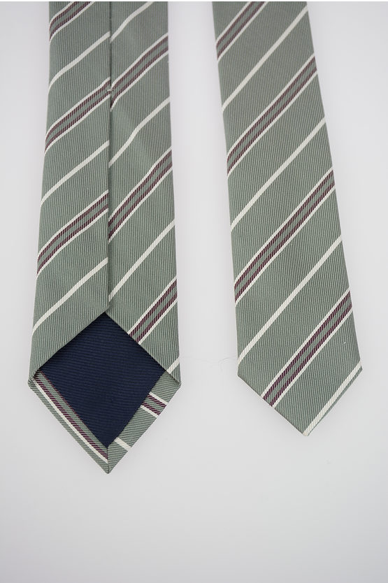 CORNELIANI men Ties and Bow Ties Multicolor Striped Tie Necktie Silk ...