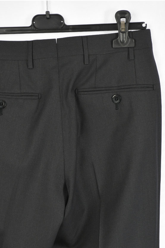 CORNELIANI men Trousers 44 IT Grey Straight Slacks Dress Pants LEADER ...