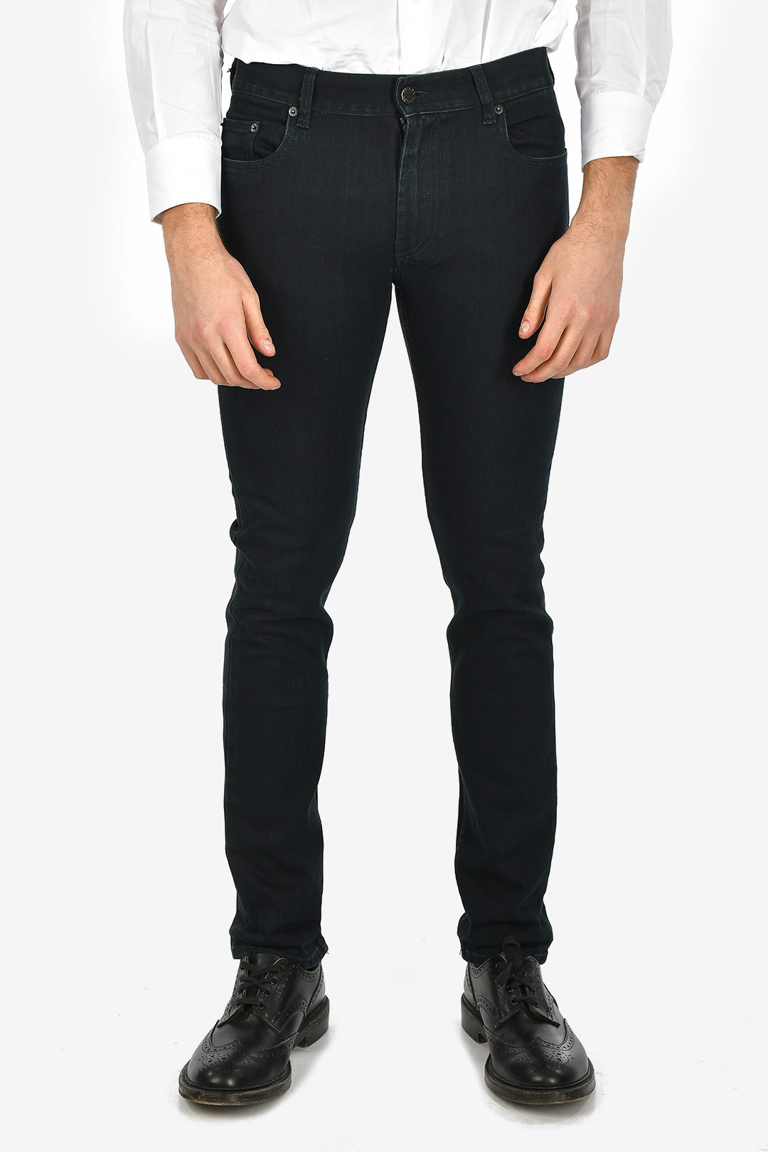 PRADA men Jeans Sz 30 Blue Denim Straight Pants Five Pockets Blue 30 ...