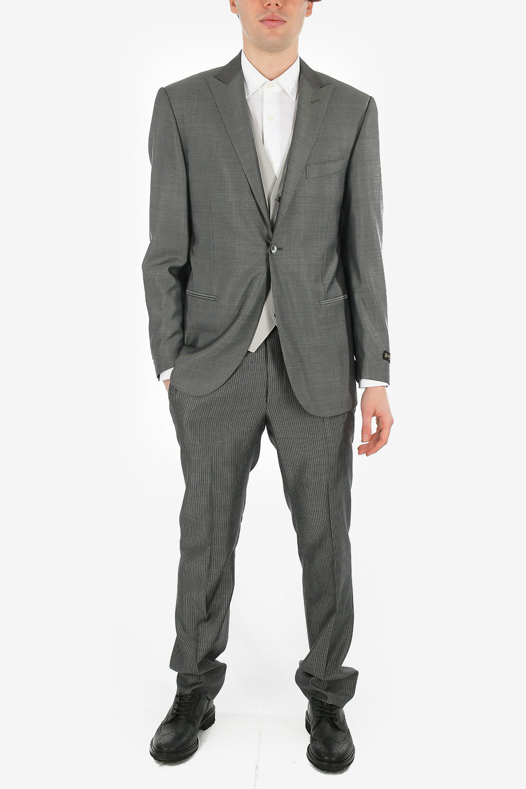 CORNELIANI men Formal Outfits 50 IT Three Pieces Single Breasted Suit ...